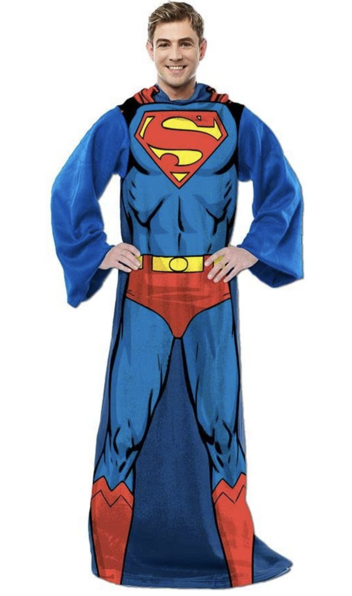 Superman Snuggie Comfy Throw | Superman Stuff