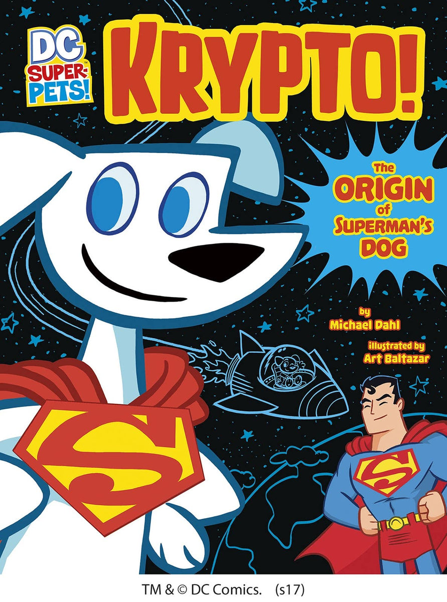Krypto "The Origin of Superman's Dog" DC Super Pets Book | Superman Stuff