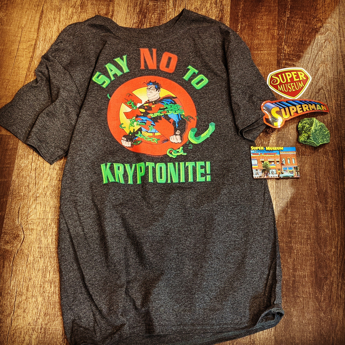 Superman Say No to Kryptonite Adult Regular fit Short Sleeve Shirt ...
