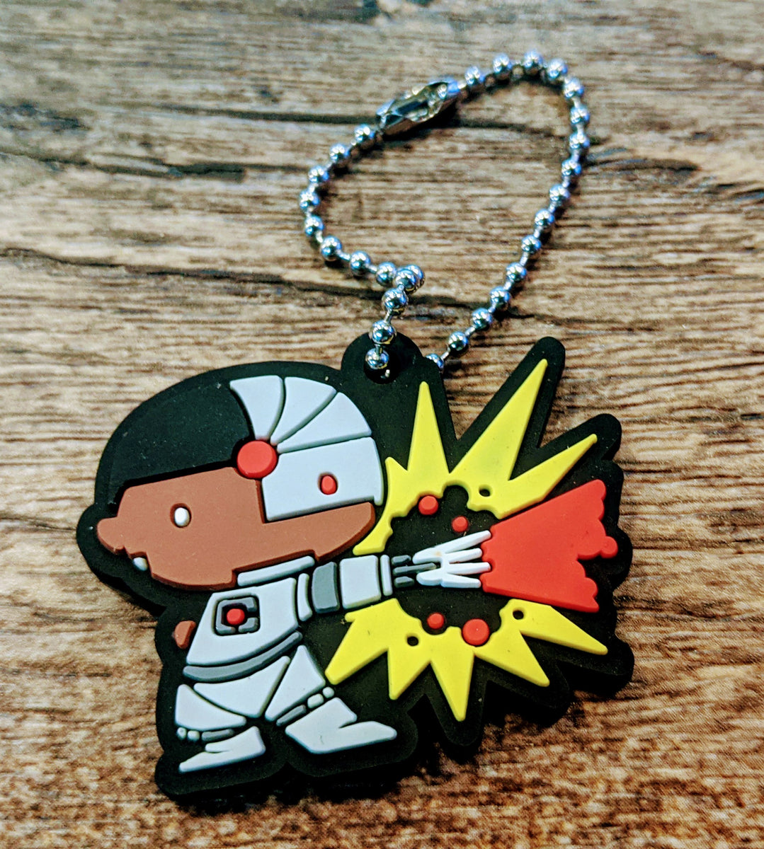 Cyborg Chibi Keychain | Superman Stuff