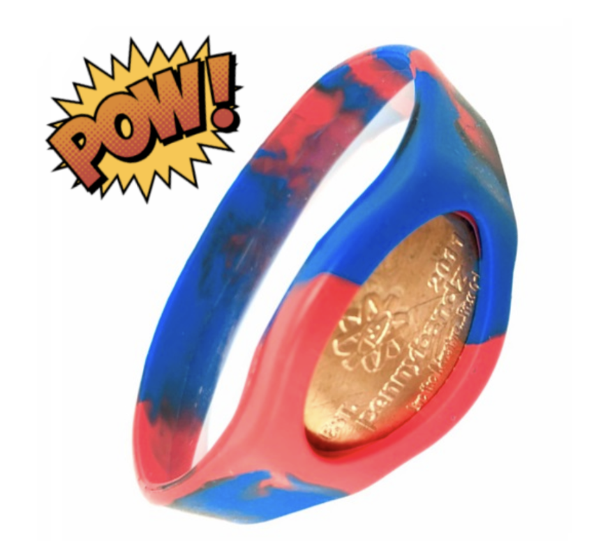 PENNYBANDZ® PRESSED PENNY WRISTBAND in Superhero POW! | Superman Stuff