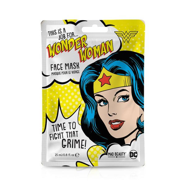 Wonder Womam Face Mask Sheet DC Comics | Superman Stuff