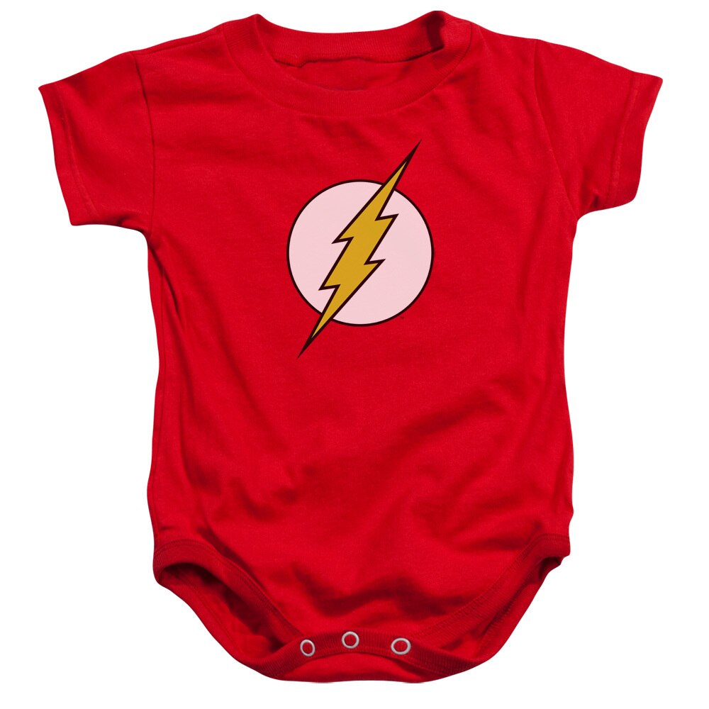 The Flash Flash Logo Baby Onesie Infant Snap Suit | Superman Stuff